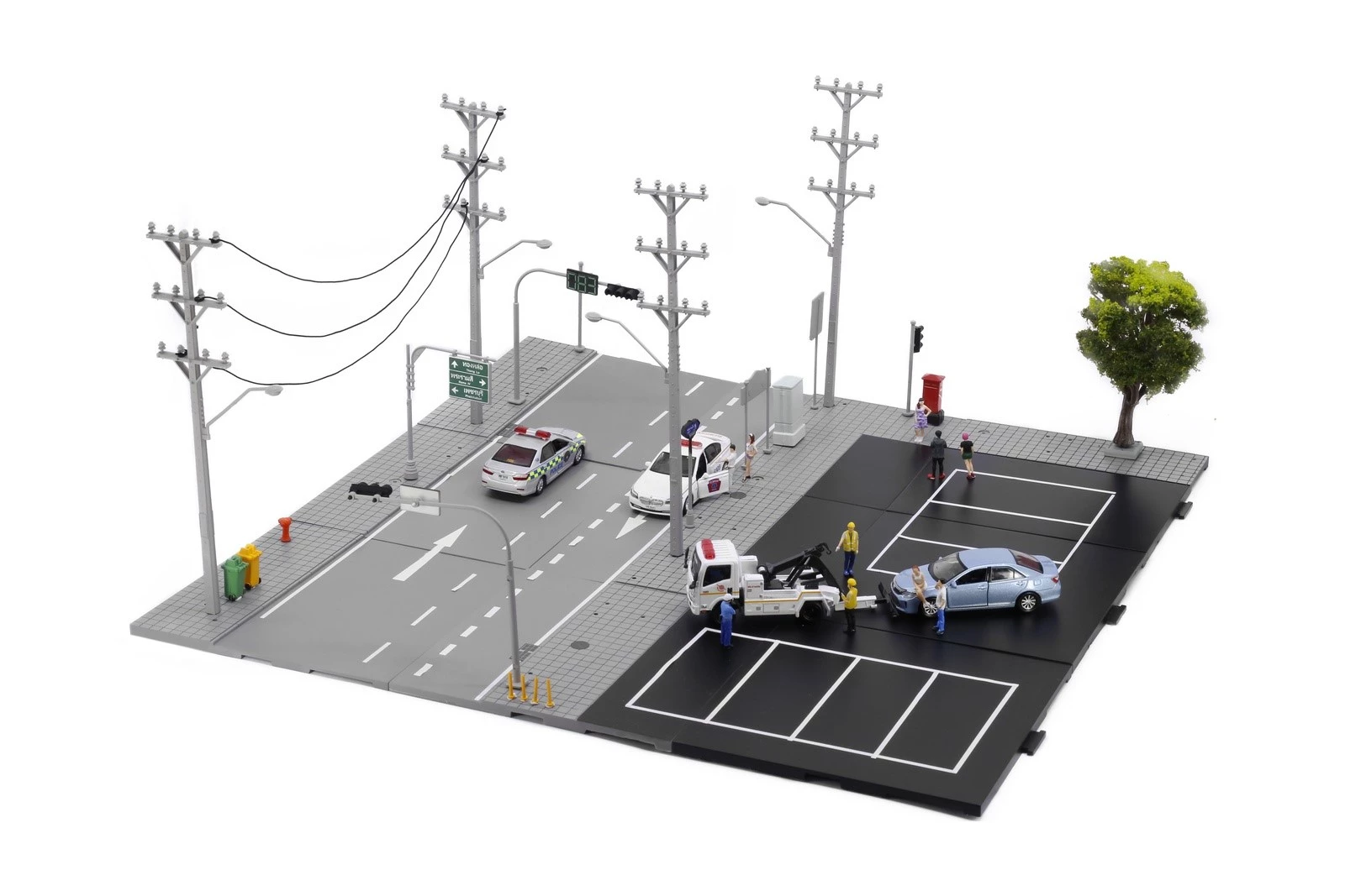 Tiny City S1 Thailand Road set - Tiny 微影