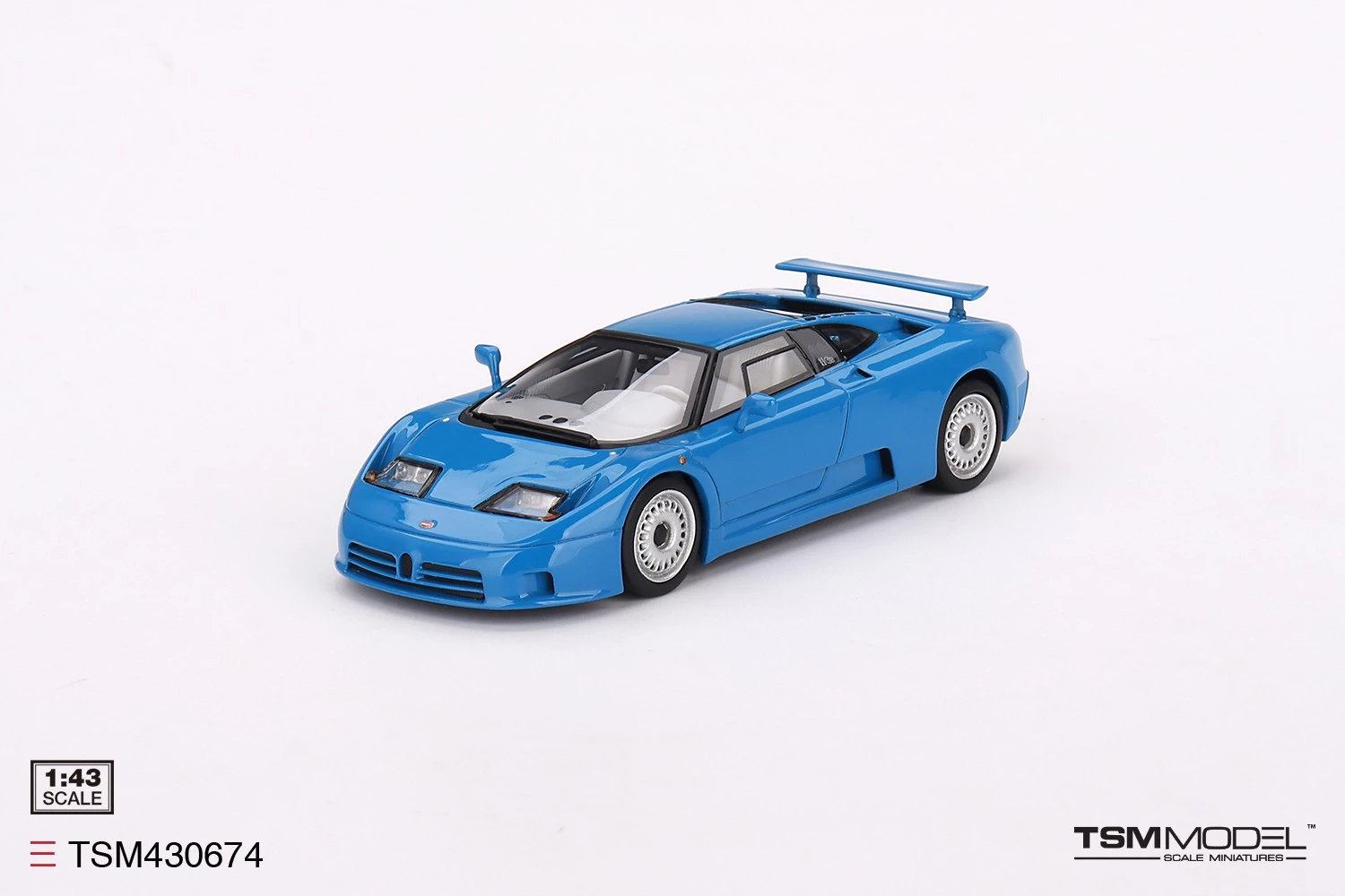 TSM 1/43 Bugatti EB110 GT Blu Bugatti - Tiny 微影