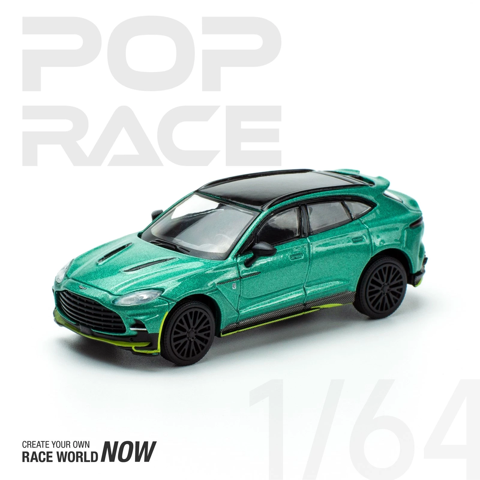 POPRACE 1/64 ASTON MARTIN DBX RACING GREEN - Tiny 微影