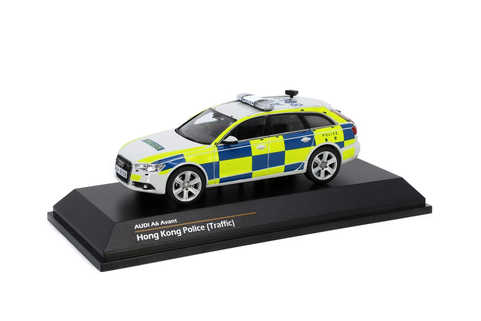 Paragon 1/43 Audi A6 Hong Kong Police (AM8058) - Tiny 微影