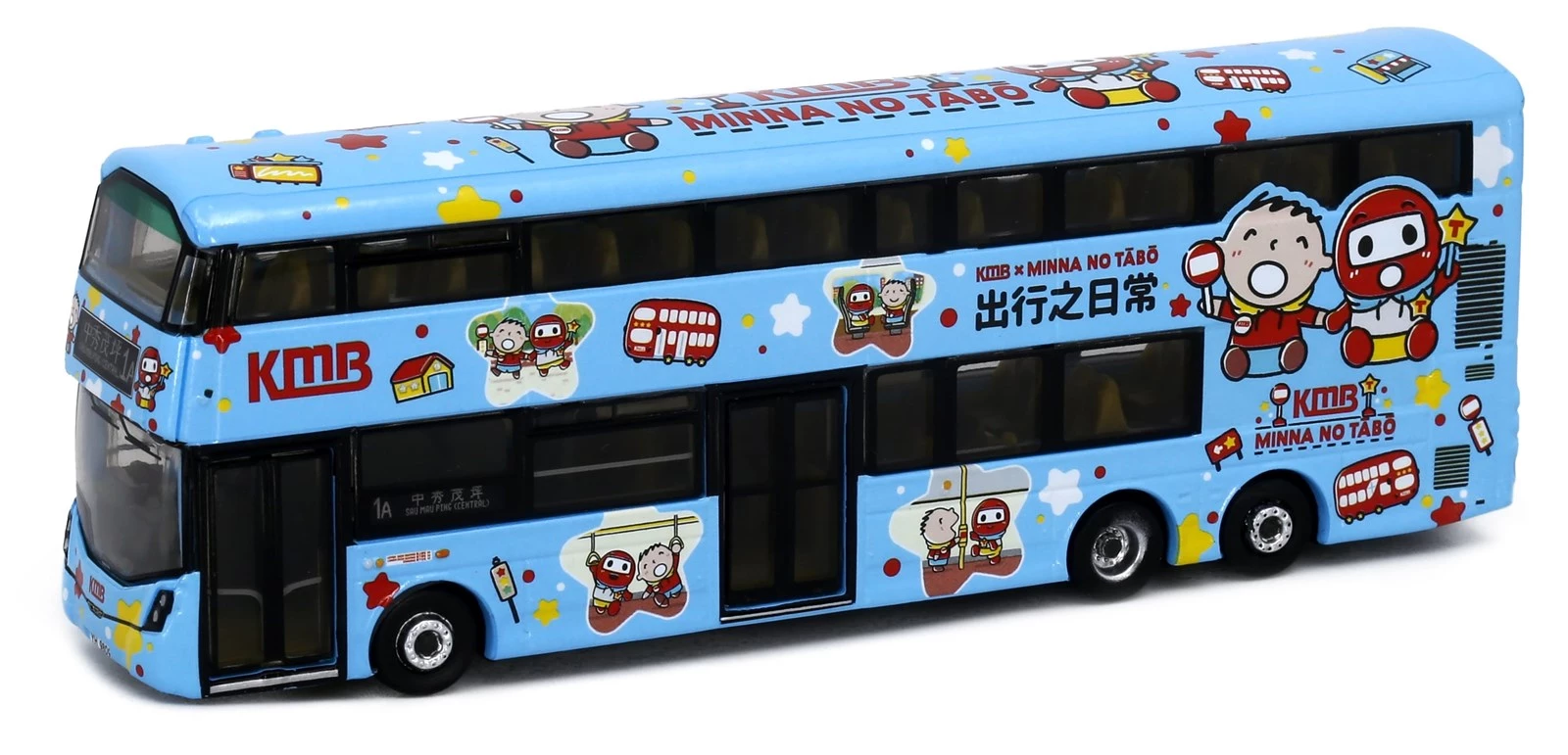 Tiny City Die-cast Model Car - KMB VOLVO B8L WRIGHT 12.8m (1A) KMB x MINNA NO TABO - Tiny 微影
