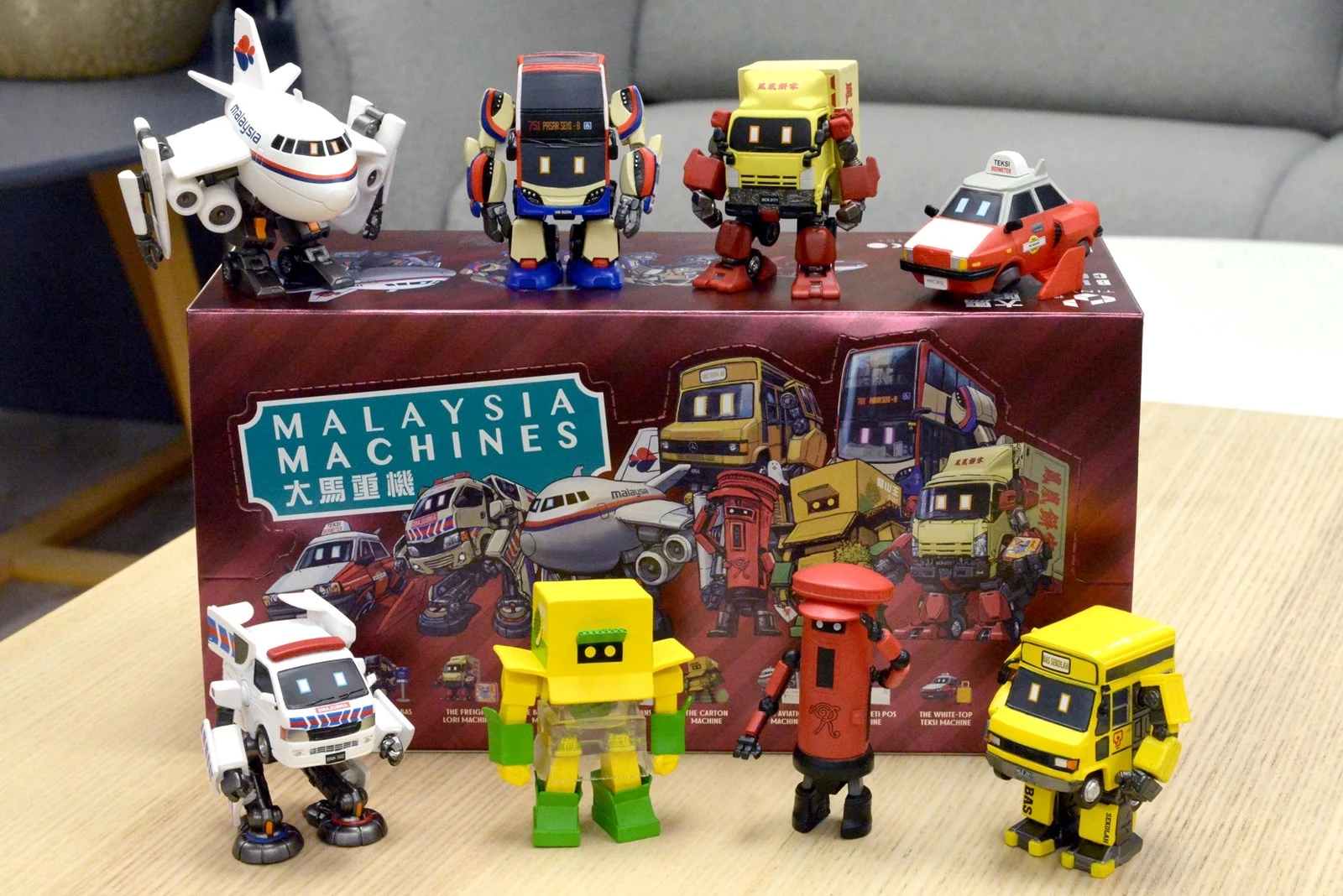 Tiny Style - Malaysia Machines Figure – Bundle Set (8 in 1) - Tiny 微影
