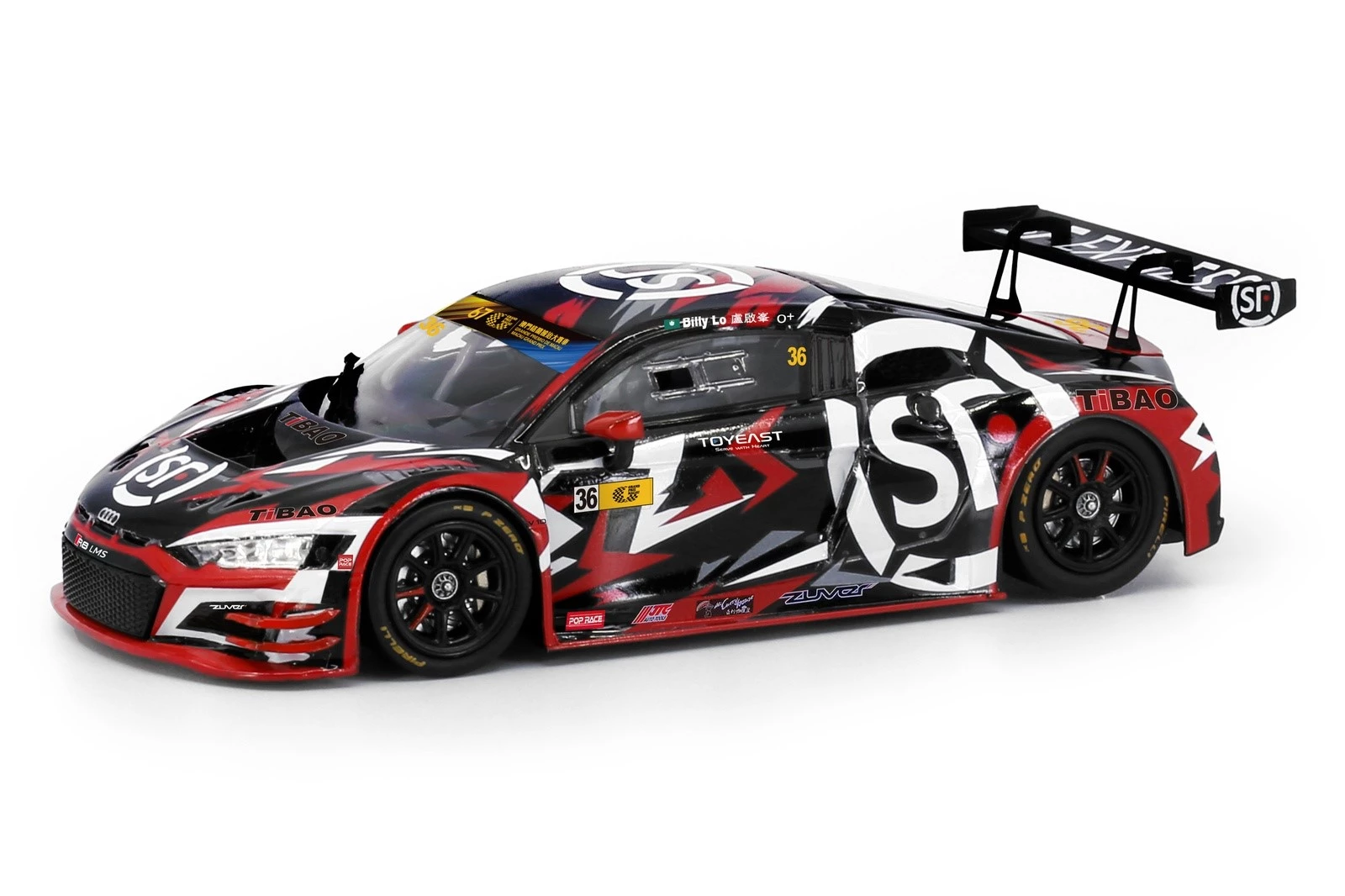POPRACE 1/43 Audi R8 LMS SF Express 2020 - Tiny 微影