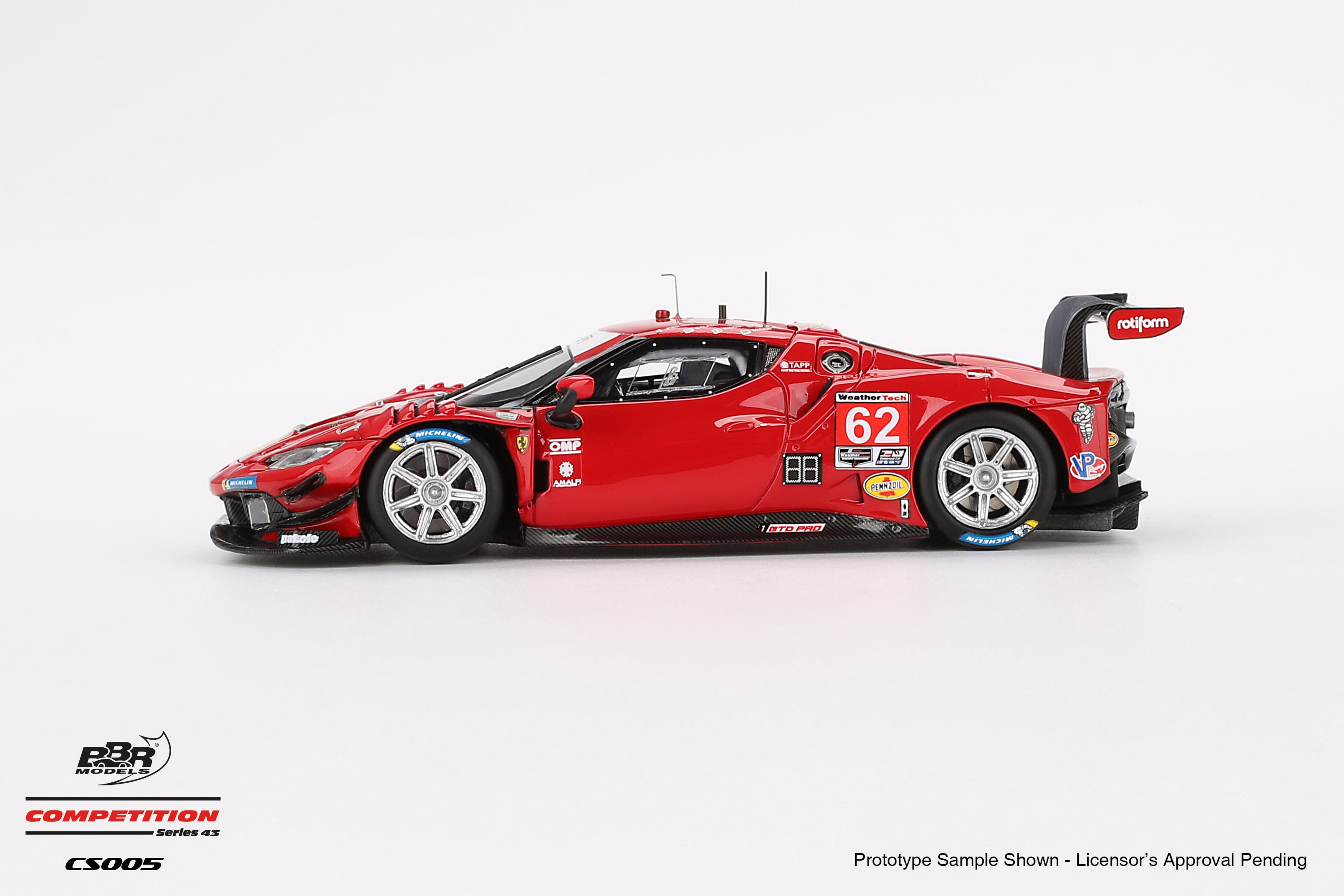 Ferrari 296 GT3 #62 Risi Competizione 2023 IMSA Daytona 24 Hrs.(with ...