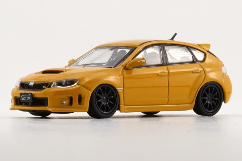 BMC 1/64 Subaru 2009 IMPREZA WRX STI -Yellow (RHD) - Tiny 微影