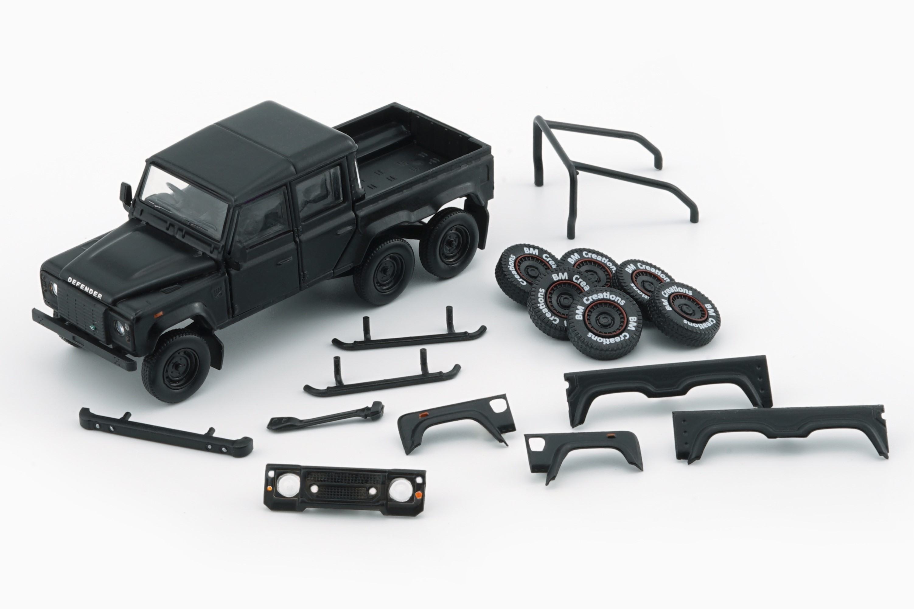 BMC 1/64 Land Rover 2016 Defender 110 Pick Up - 6x6 Acc Pack - Matte ...