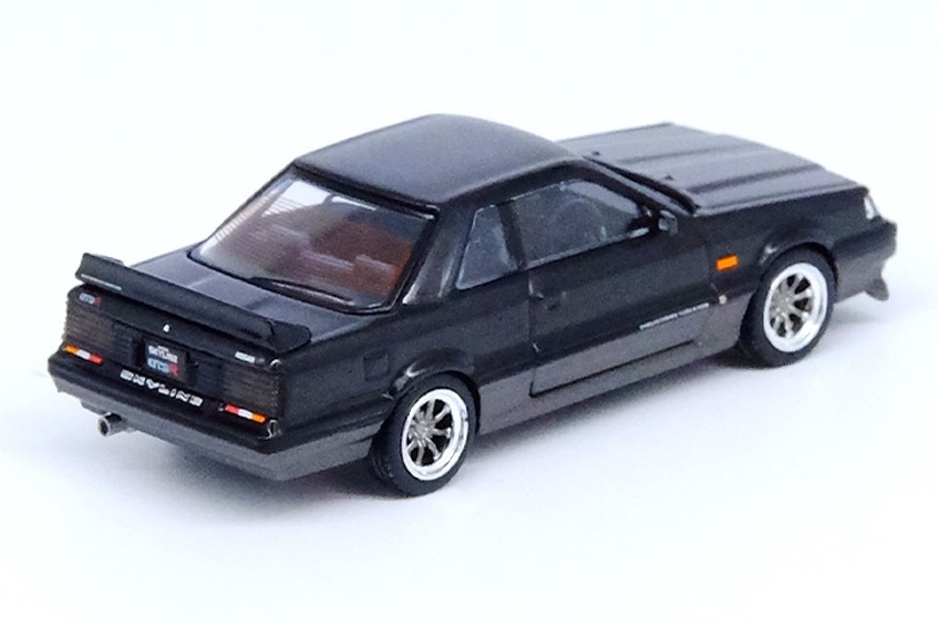 INNO64 1/64 NISSAN SKYLINE GTS-R (R31) Black/Gun Metal - Tiny 微影