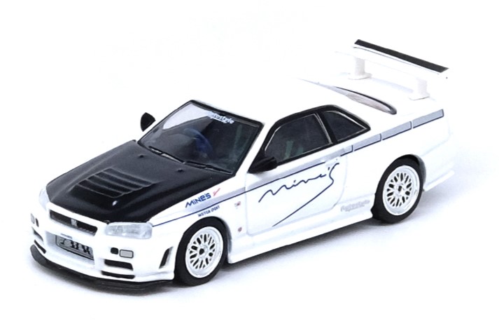 INNO64 1/64 NISSAN SKYLINE GT-R (R34) R-Tune Tuned by "MINE'S" - Tiny 微影