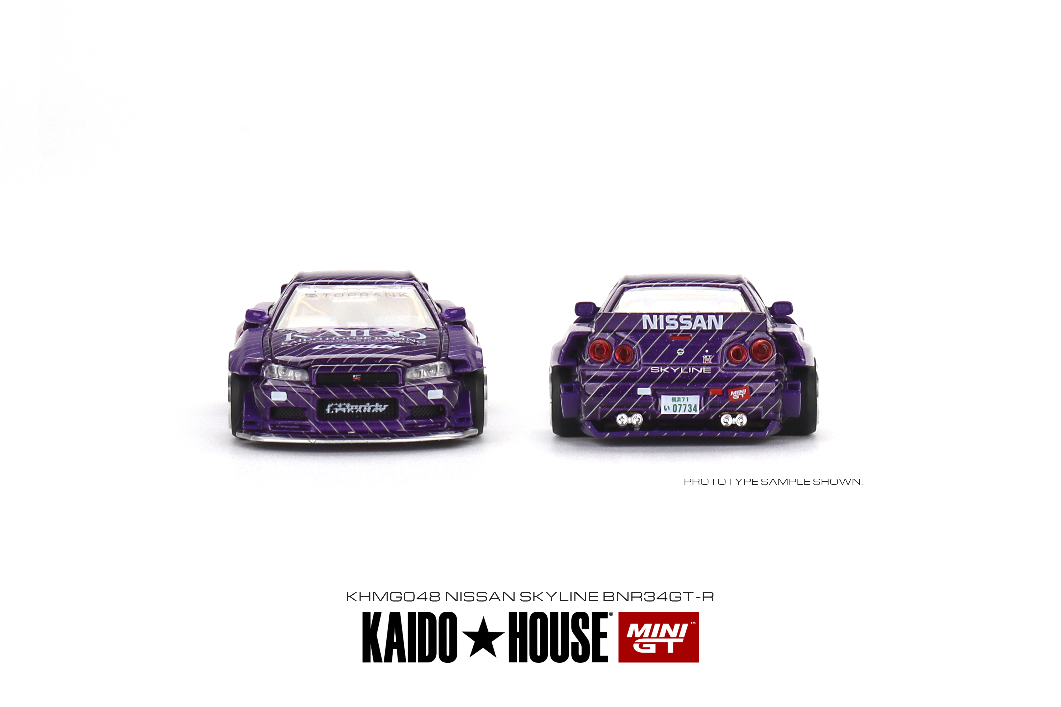 【Kaido House X MINI GT】1/64 Nissan Skyline GT-R (R34) Kaido Works V1 ...