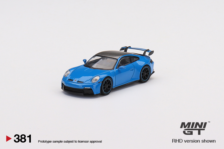 MINI GT 1/64 Porsche 911 (992) GT3 Shark Blue - RHD - Tiny 微影