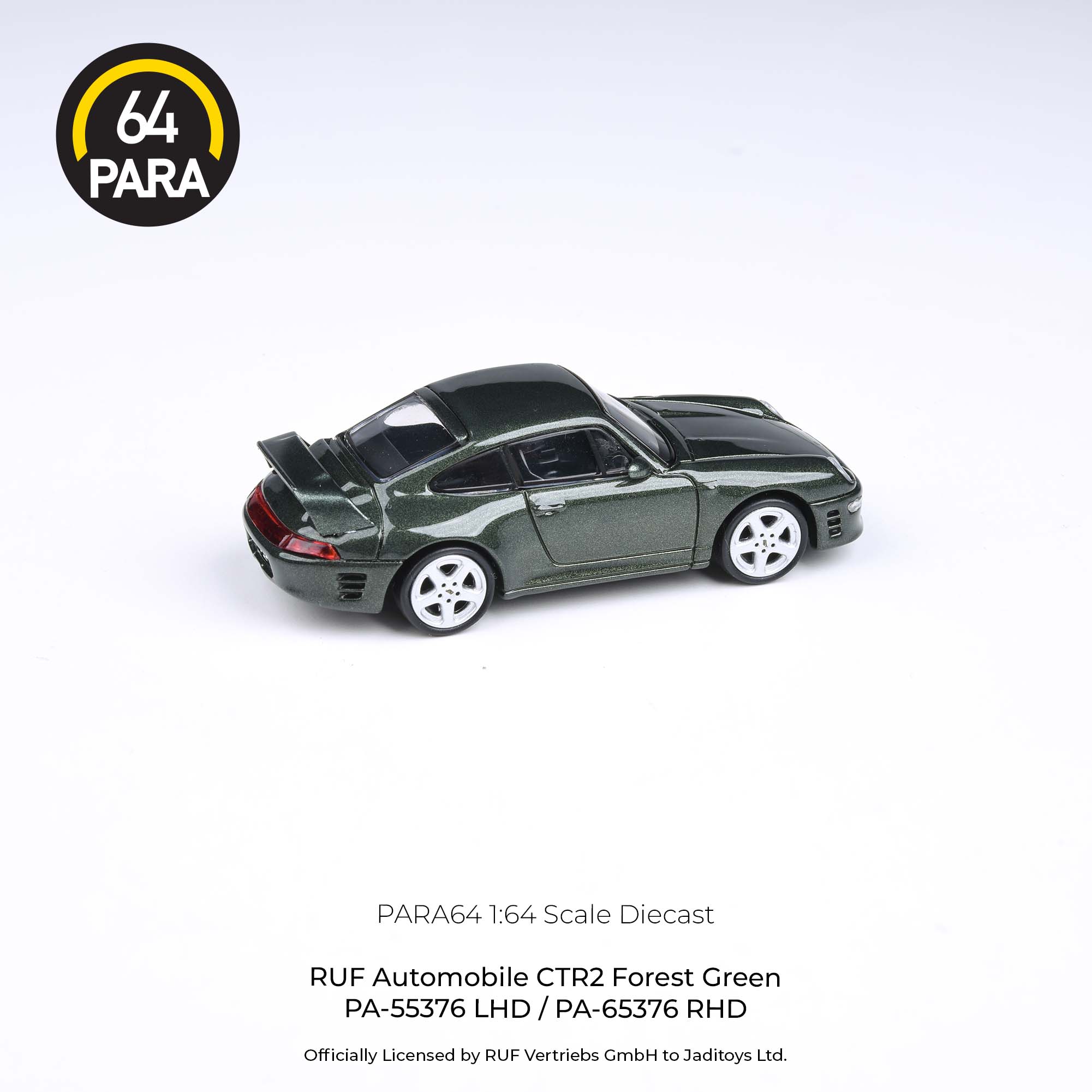 PARA64 1/64 1995 RUF CTR2 Forest Green RHD - Tiny 微影