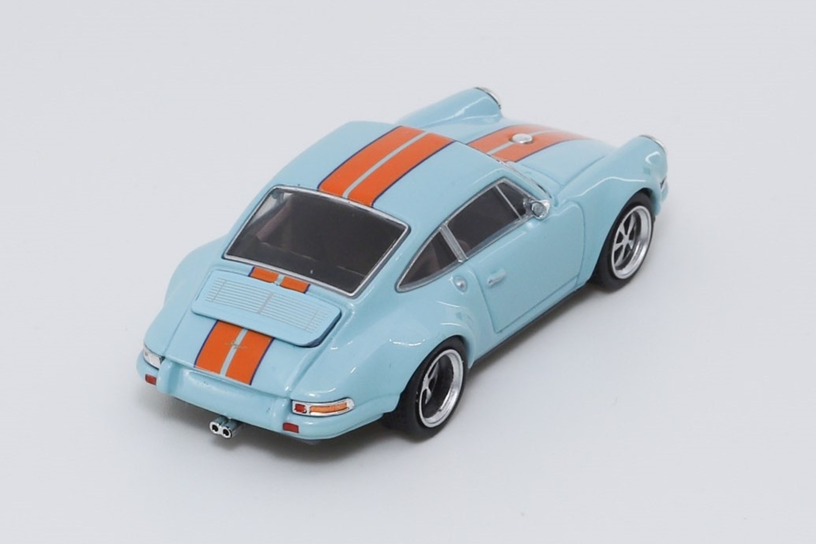 POP RACE 1/64 Singer 911 (964) Blue/Orange - Tiny 微影