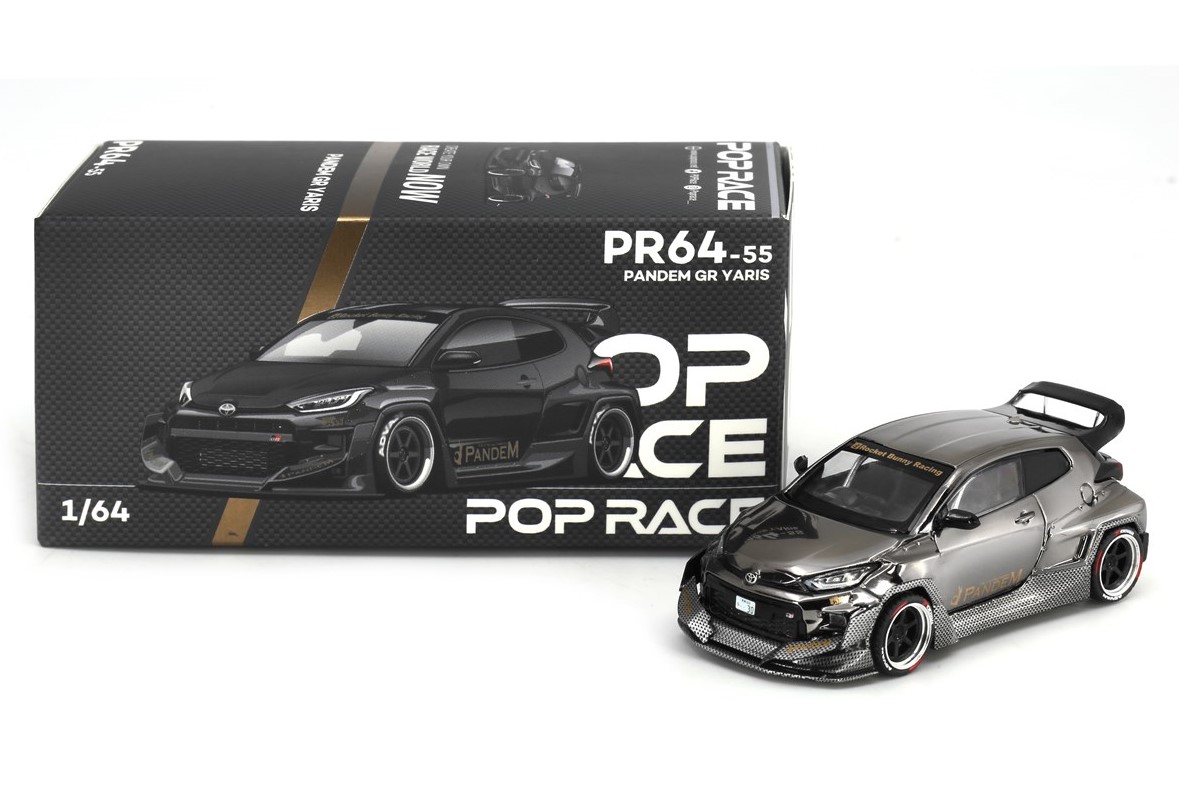 Poprace 1/64 Padem GR Yaris Dark Chrome - Toyeast Limitied - Tiny 微影