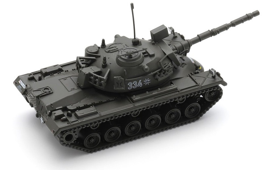 Schuco 1/87 Die-Cast Tank M48, German Army - Tiny 微影