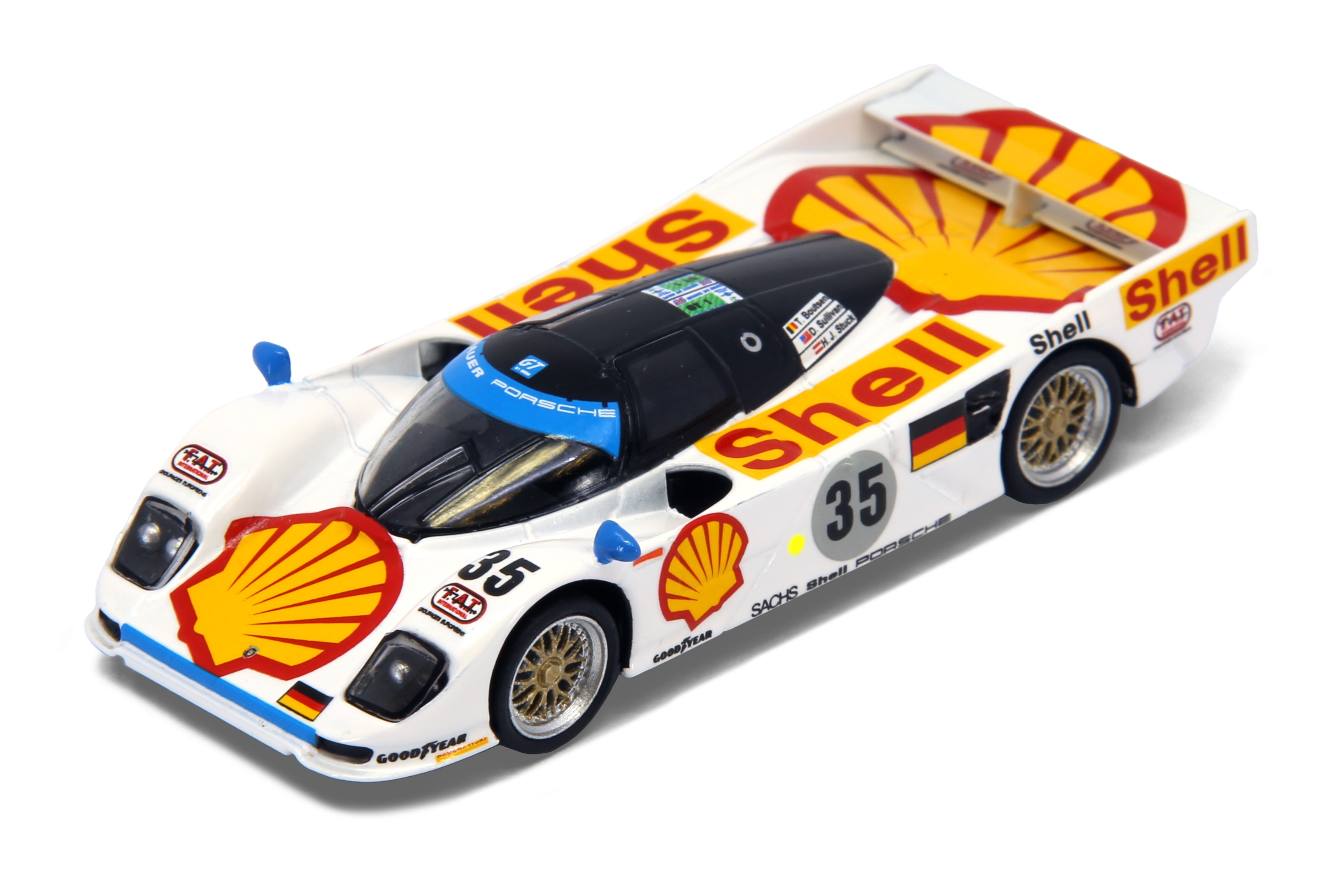 SPARKY 1/64 DIECAST Porsche 962 LM 3rd Le Mans T.Boutsen D.Sullivan H-J ...