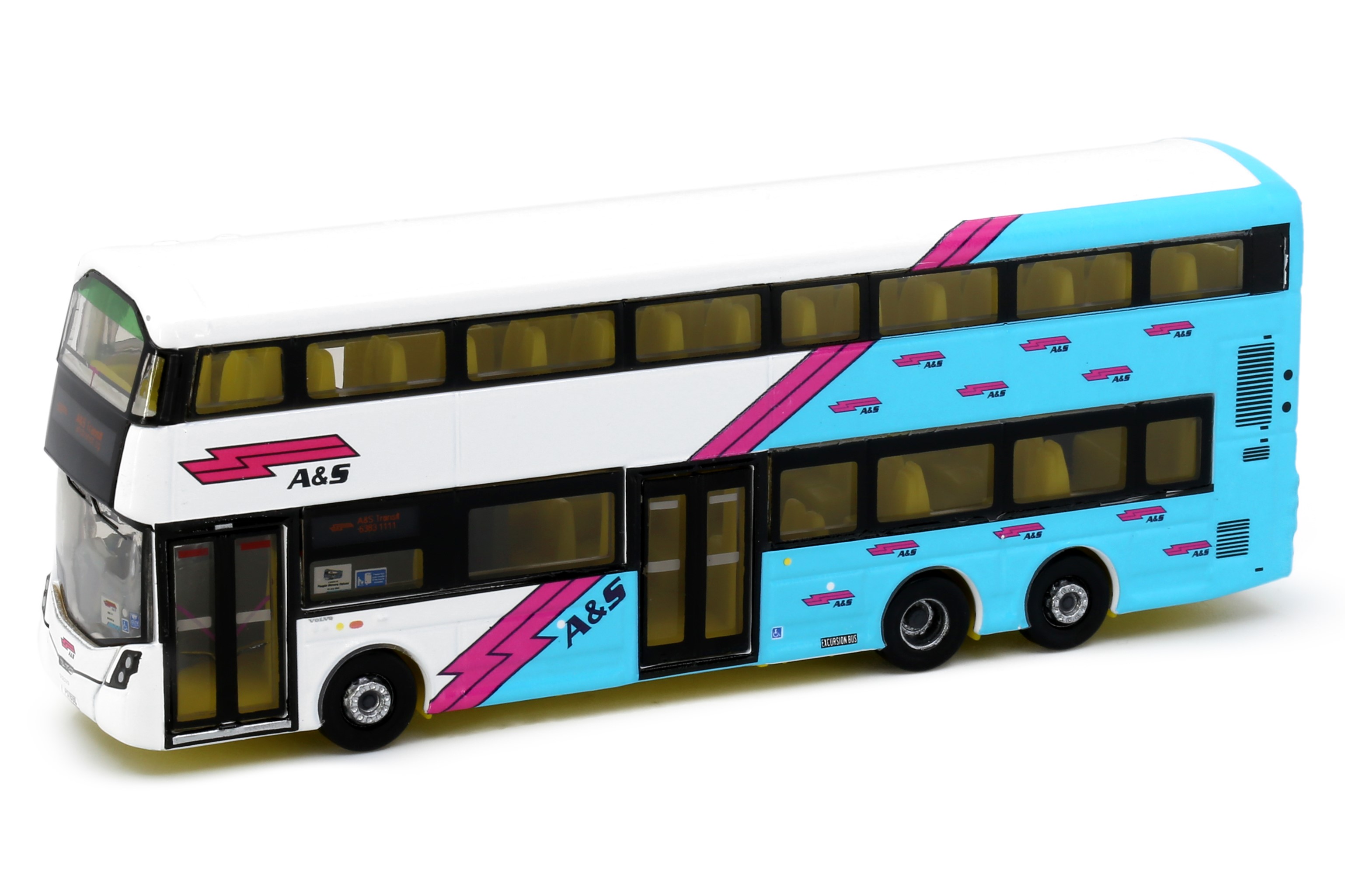 Tiny City SG14 Die-cast Model Car - Singapore A&S Transit Volvo B8L Bus ...