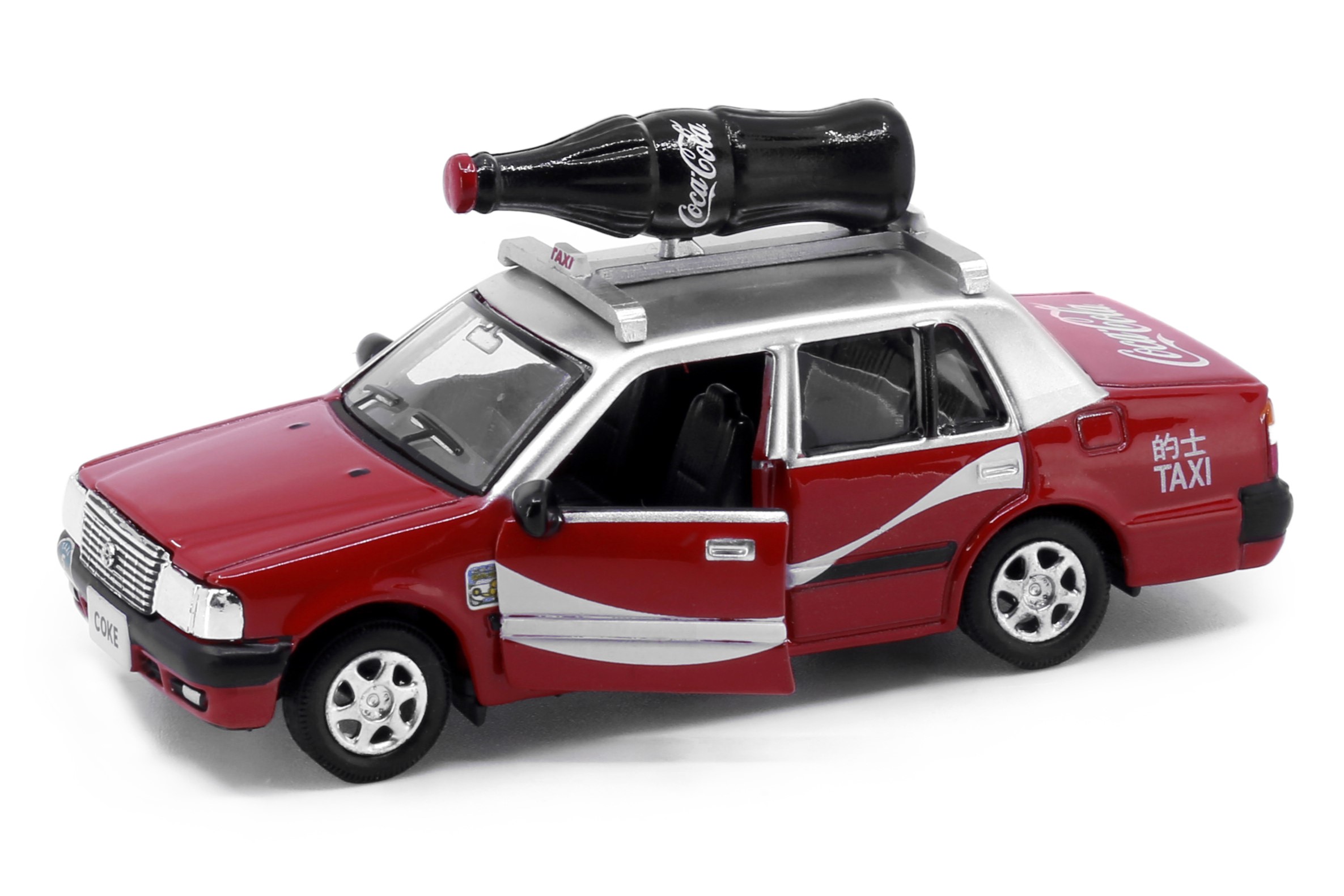 Tiny City Die-cast Model Car - Toyota Crown Comfort Taxi Coca-Cola ...